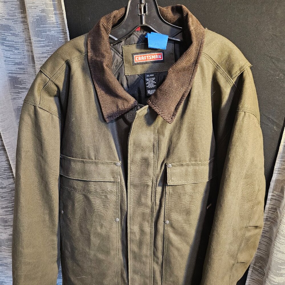 Brand New Craftsman Heavy Duty Work Jacket Men's Xxl - Gem